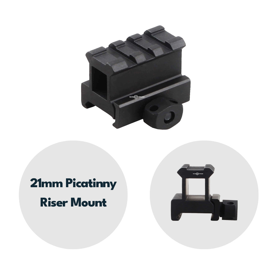 Vector Optics SCRA-60 21mm Picatinny Raiser Montage, l=40mm, h=25,4mm ...