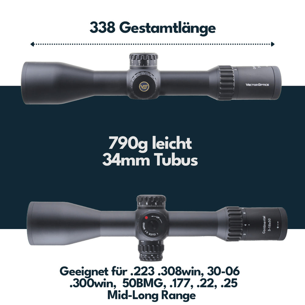 Vector Optics SCFF-43 Continental x6 3-18x50FFP – Vector Optics Shop