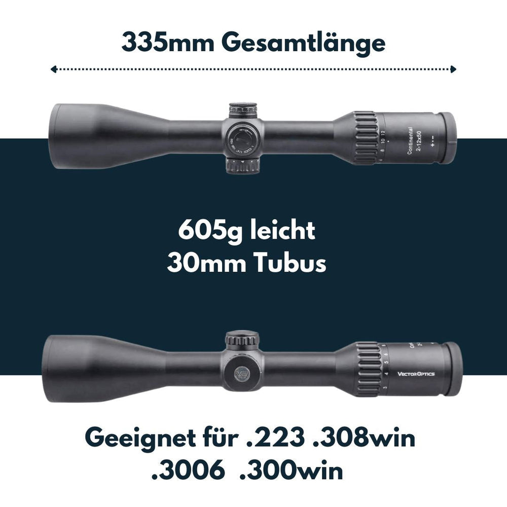 Vector Optics SCOM-15 Continental x6 2-12x50 G4 Hunting – Vector Optics ...